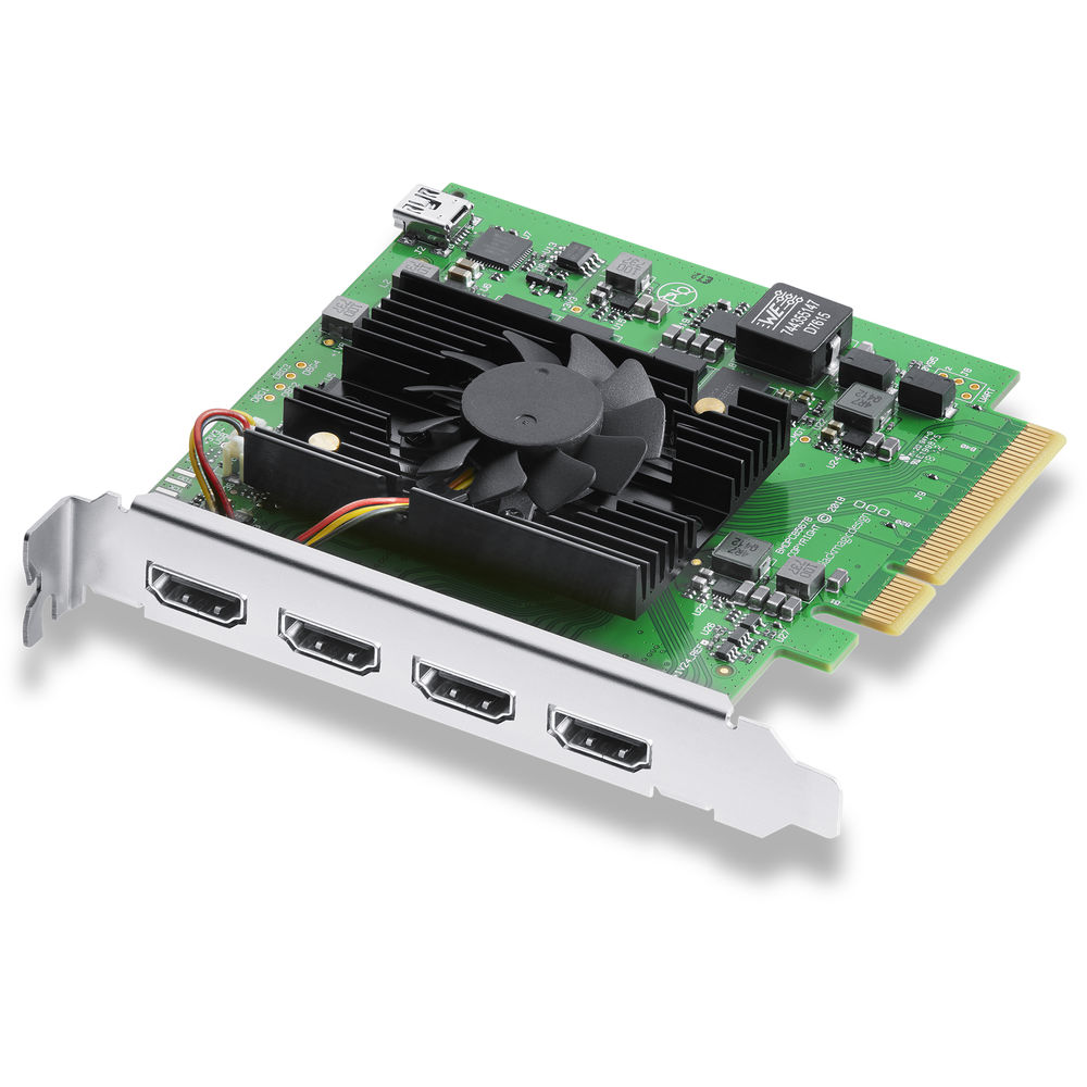 Placa de Captura Blackmagic Design DeckLink Quad HDMI 4K - Seegma PRO